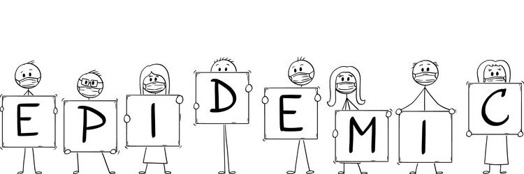 Decide about emotion choose your face cartoon Vector Image