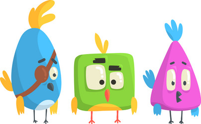 Ugly Birds Vector Images (over 200)