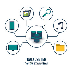 Data center design Royalty Free Vector Image - VectorStock