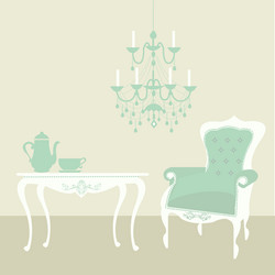 Dressing room vintage Royalty Free Vector Image