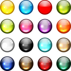 Glossy buttons mega set Royalty Free Vector Image