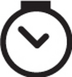 90 minutes timer stopwatch or countdown icon time Vector Image