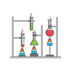 Science lab design Royalty Free Vector Image - VectorStock