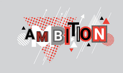 Red color inserted label banner with word Vector Image