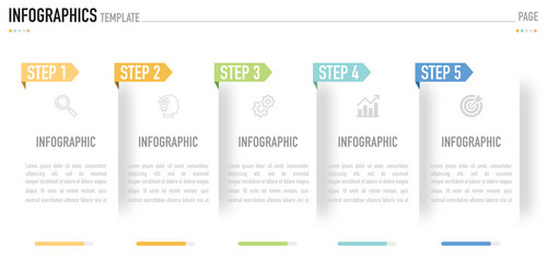 Rectangular isometric mind map infographic Vector Image