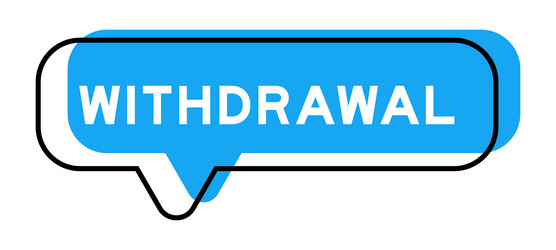 Speech banner and blue shade with word hygiene Vector Image