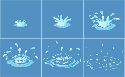 Game Animation Water Vector Images (over 6,100)