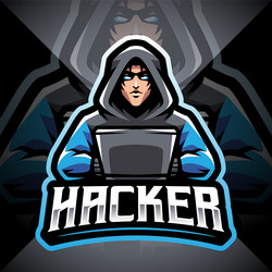 Anonymous mask logo hacker icon design imag Vector Image