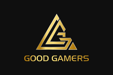 Luxury letters gg gaming style logo Royalty Free Vector