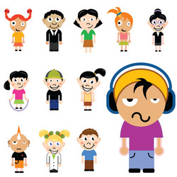 Cartoon kid Royalty Free Vector Image - VectorStock