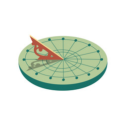 Vintage sun watch icon Royalty Free Vector Image