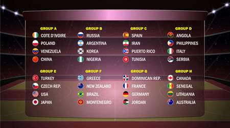 Russia world cup calendar Royalty Free Vector Image