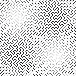 Line art maze seamless pattern Royalty Free Vector Image