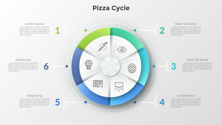 6 Piece Pie Chart Vector Images (over 110)