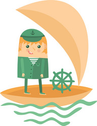 Free Cartoon Boat Captain Vector Images (32)