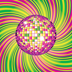 Disco ball Royalty Free Vector Image - VectorStock