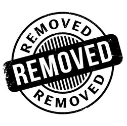 Removed rubber stamp Royalty Free Vector Image