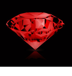 Ruby red icon Royalty Free Vector Image - VectorStock