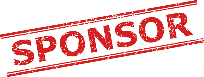 Official sponsor stamp Royalty Free Vector Image