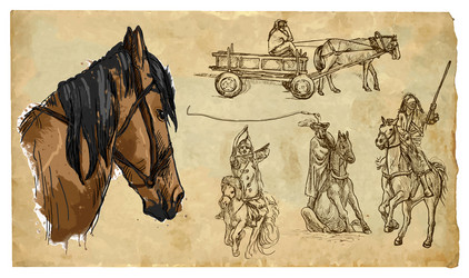 Pack Horses Vector Images (over 1,900)