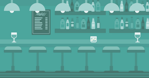 Background of bar counter Royalty Free Vector Image