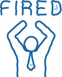 Sauce bottle doodle icon hand drawn Royalty Free Vector