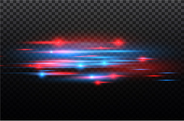 Red and blue special effect luminous Royalty Free Vector