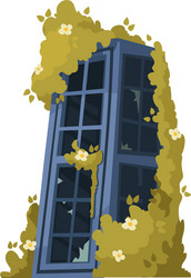 Abandoned building icon Royalty Free Vector Image