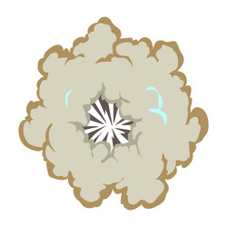 Explosion animation cartoon burst effect Vector Image
