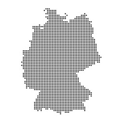 Map with dot Royalty Free Vector Image - VectorStock