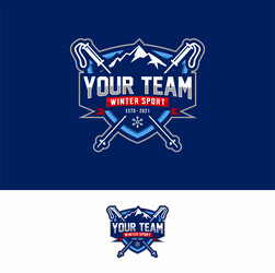 Winter sports Royalty Free Vector Image - VectorStock