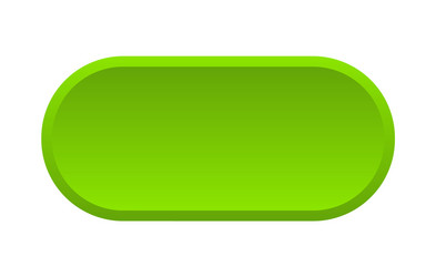 Blank button square green push Royalty Free Vector Image
