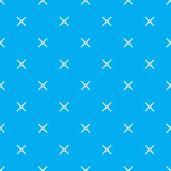 Cross stich plus seamless pattern geometric Vector Image