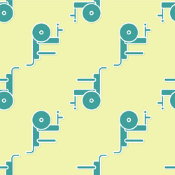 Grey wheelchair for disabled person icon isolated Vector Image