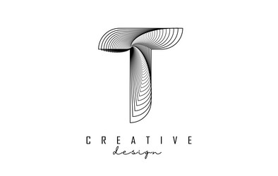 Geometric Shapes for T Letter Logo Vector Images within Design Elements ...