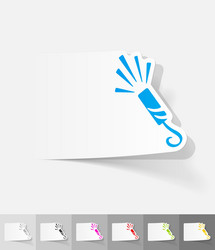 Realistic design element slapstick Royalty Free Vector Image