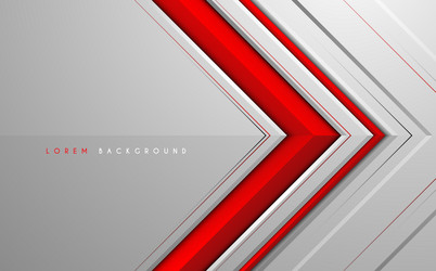 Abstract red white and black geometric shapes Vector Image