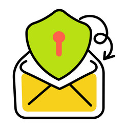 Secure email Royalty Free Vector Image - VectorStock