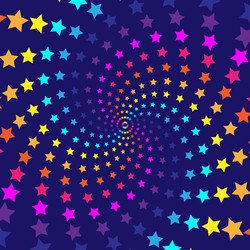 Rainbow vortex background Royalty Free Vector Image