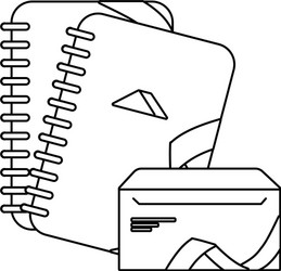 Corporate visual identity cartoon Royalty Free Vector Image