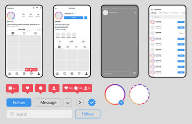 Instagram Profile Outline