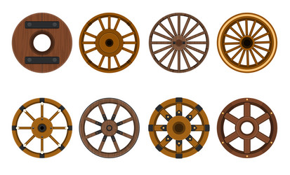 Evolution of the wheel Royalty Free Vector Image