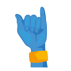 Hand lord krishna Royalty Free Vector Image - VectorStock