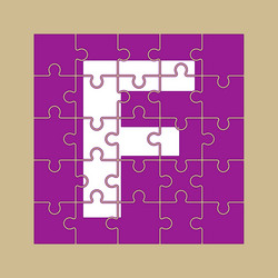 Letter F Puzzle Vector Images (over 110)