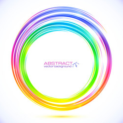 Acrylic painted rainbow Royalty Free Vector Image