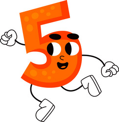 Number 5 Cartoon Vector Images (over 4,100)