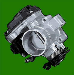 Carburetor template for graphic design Royalty Free Vector