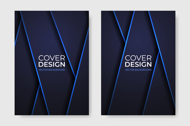 Cover design blue hexagonal medical Royalty Free Vector