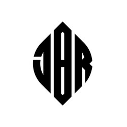 Jbr logo letter design Royalty Free Vector Image