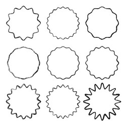 Wavy Edge Circle Vector Images (over 140)